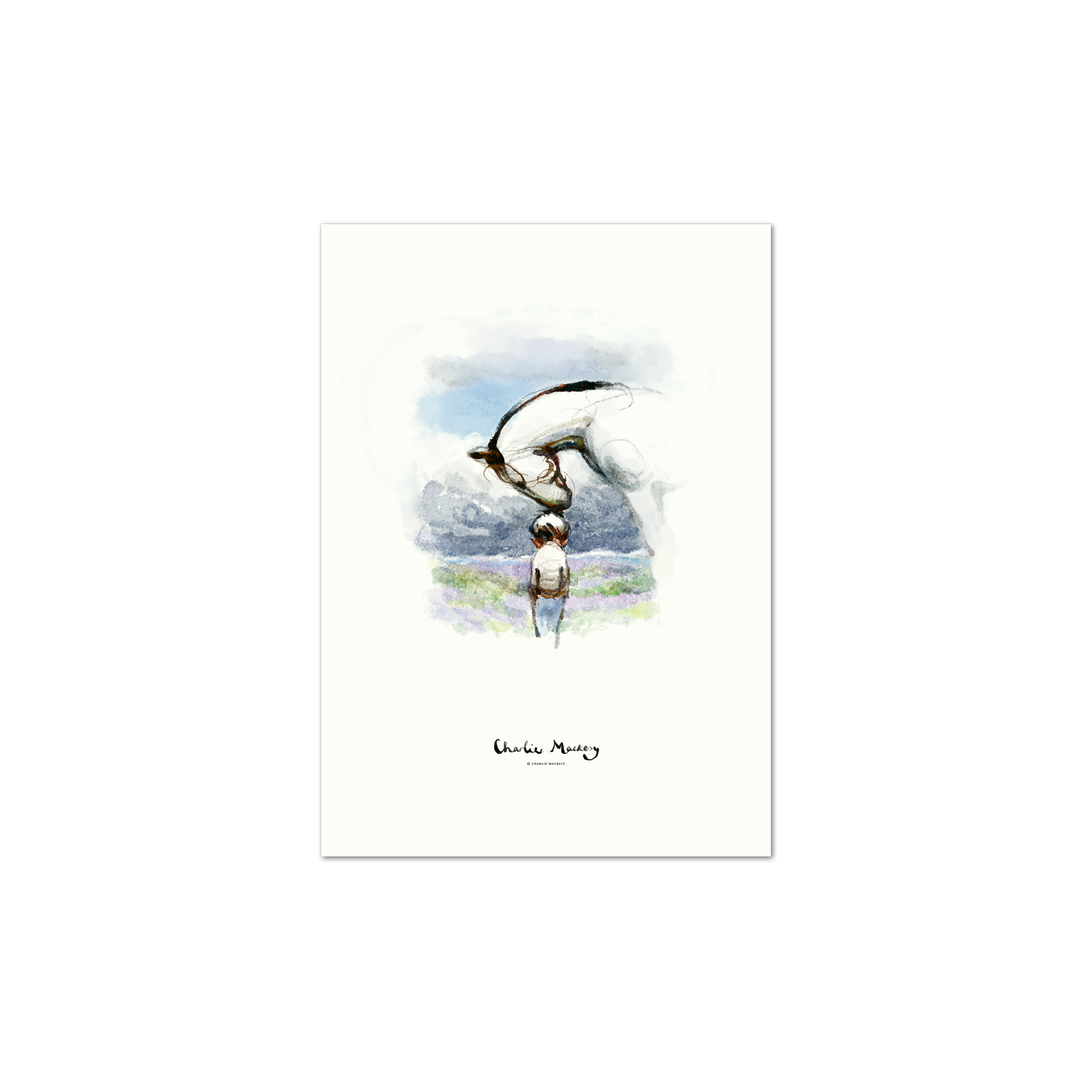 Gentle drawing | Charlie Mackesy Print & Card