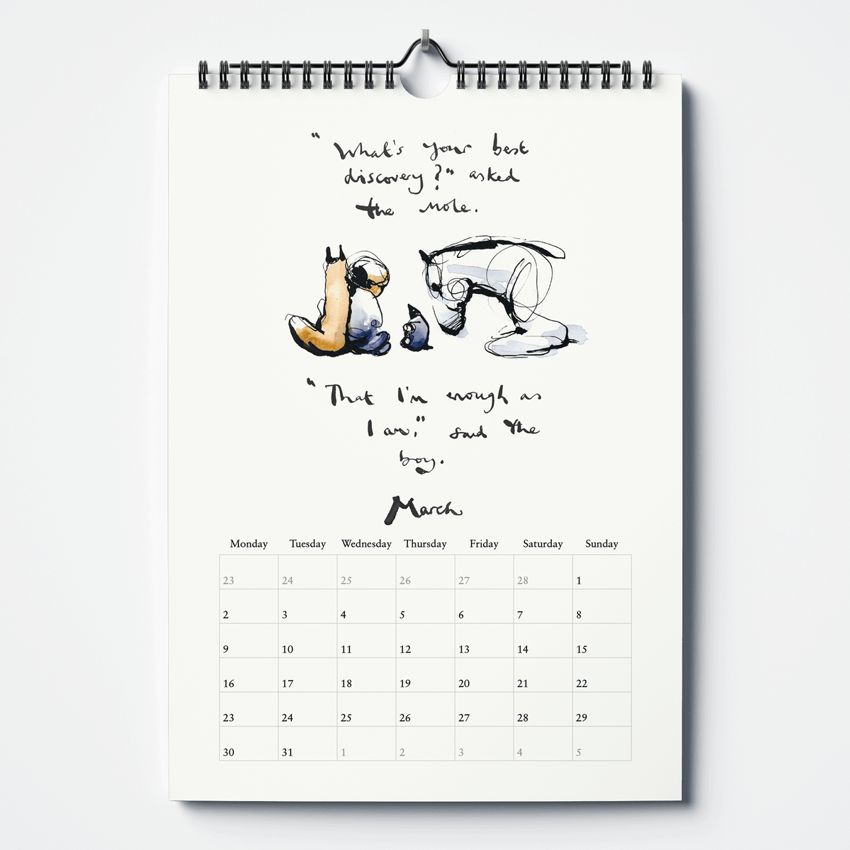 The Boy, the Mole, the Fox and the Horse | 2026 Calendar – Charlie Mackesy