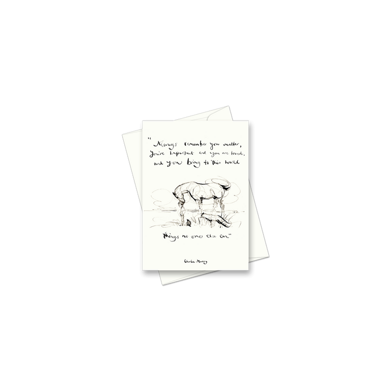 Always Remember – Charlie Mackesy