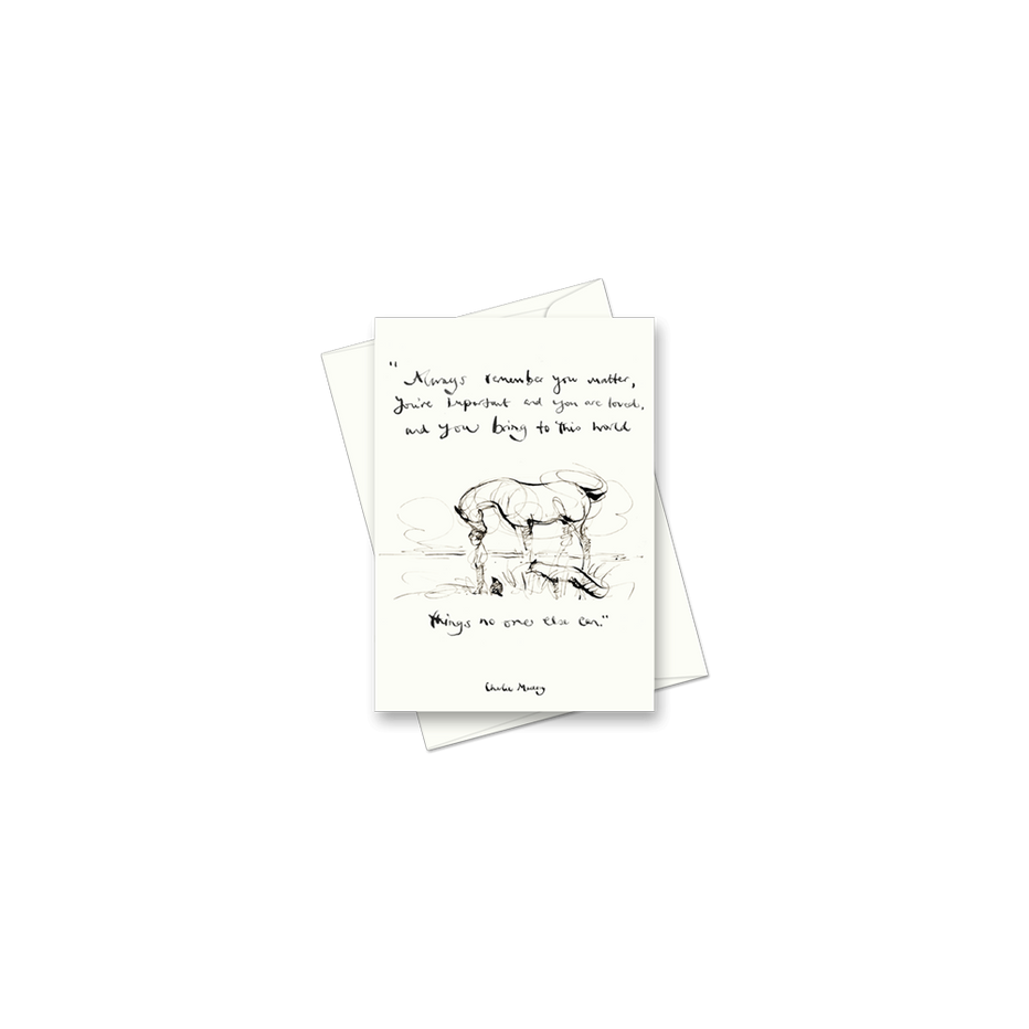 Always Remember – Charlie Mackesy