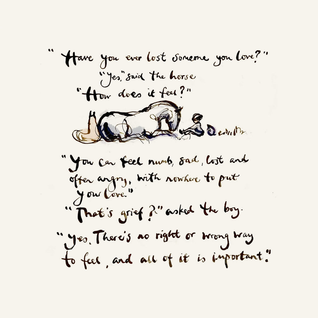 A grief drawing | Charlie Mackesy Print & Card