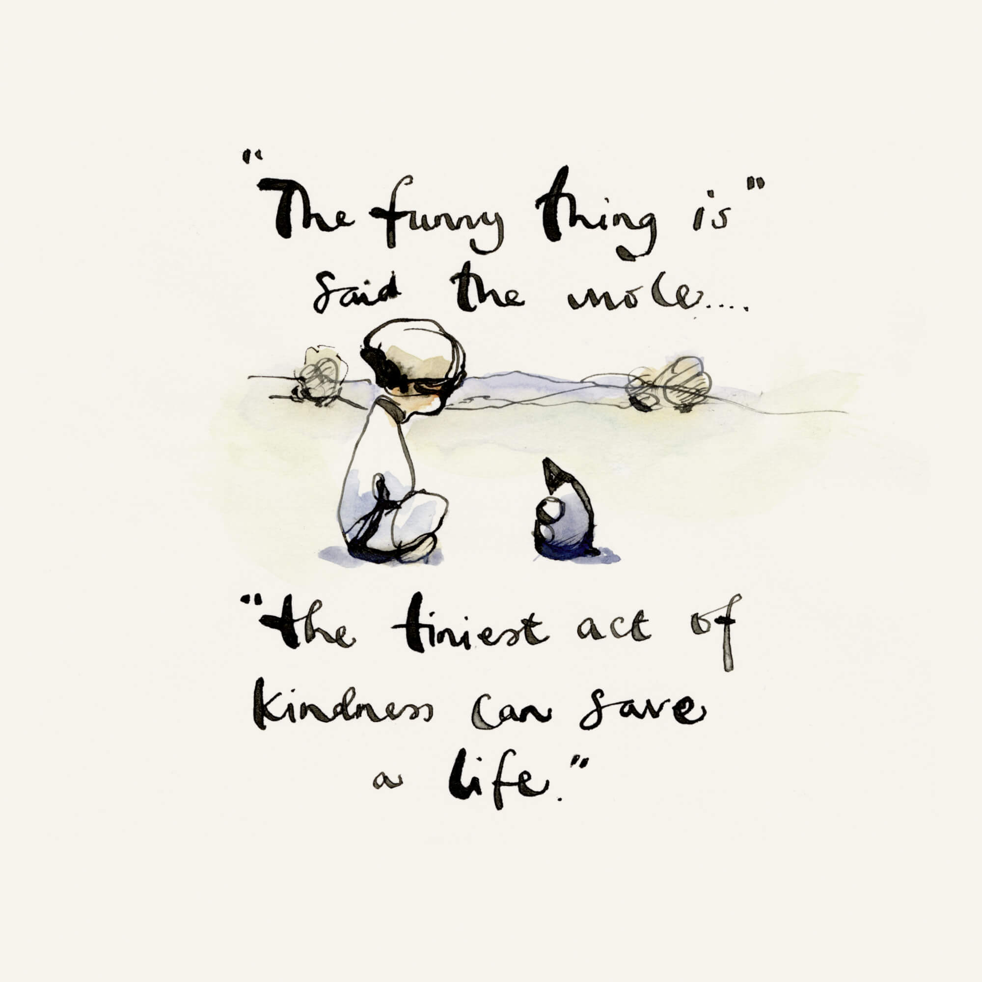 The tiniest act of kindness – Charlie Mackesy