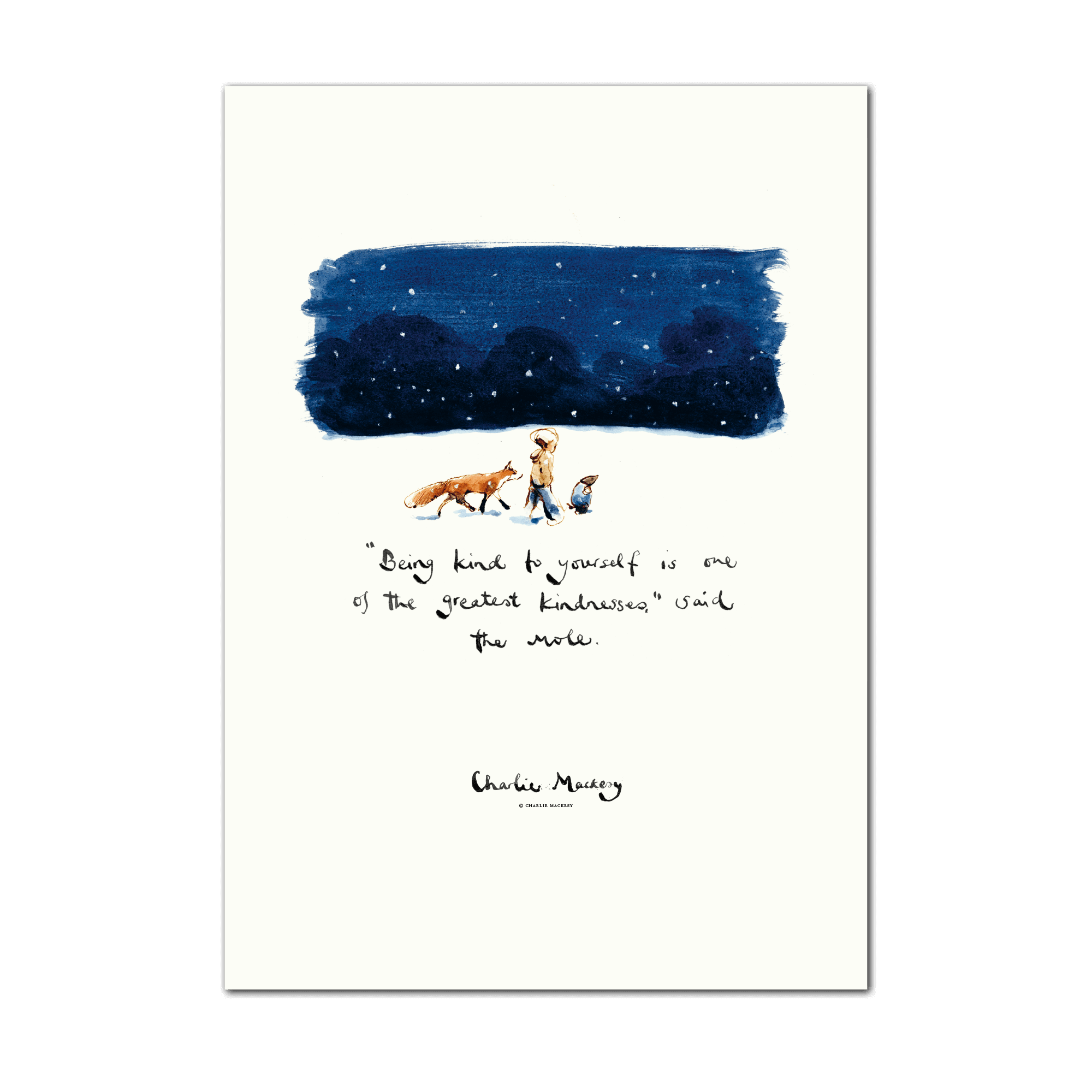 One of the greatest kindnesses – Charlie Mackesy