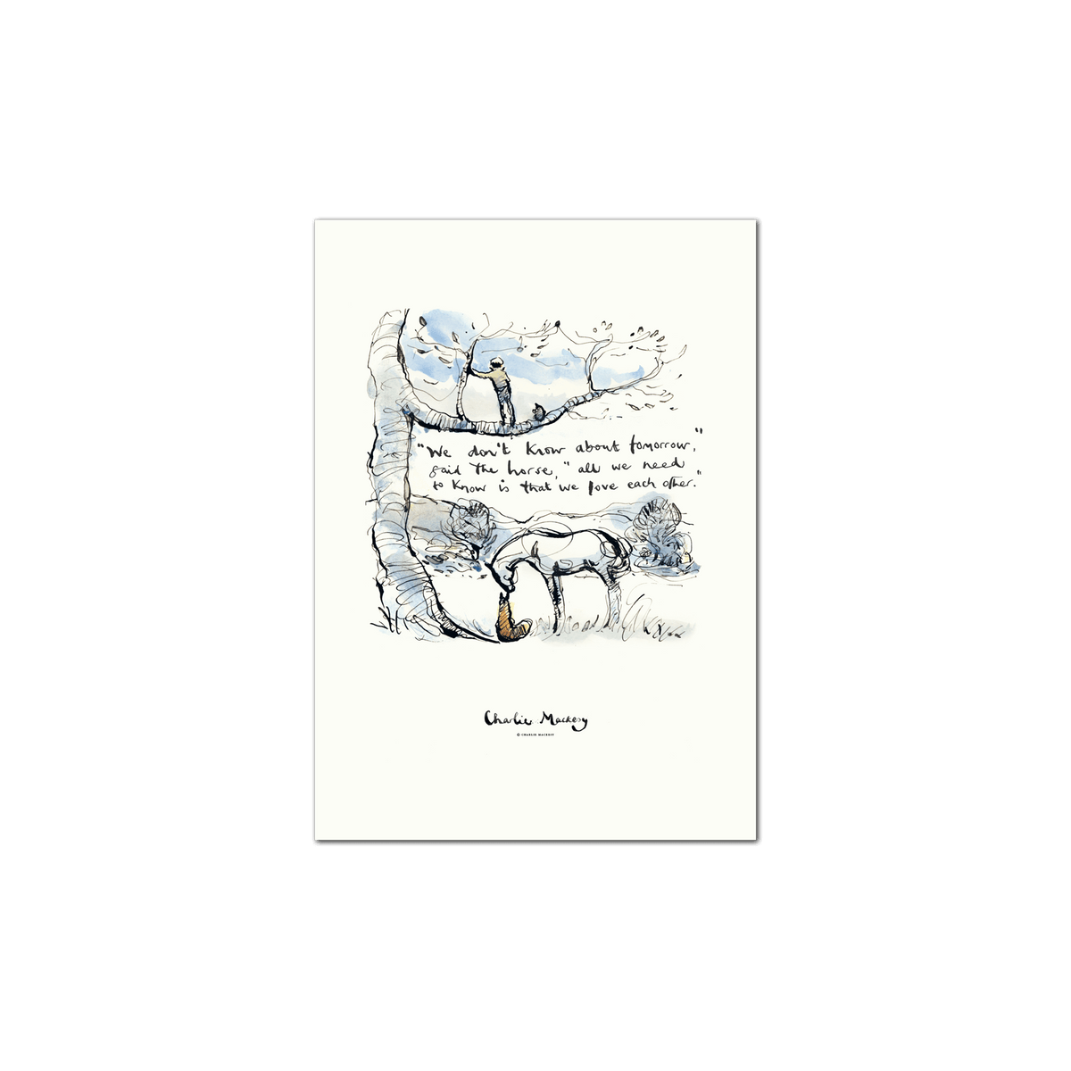 All we need to know | Charlie Mackesy Print & Card