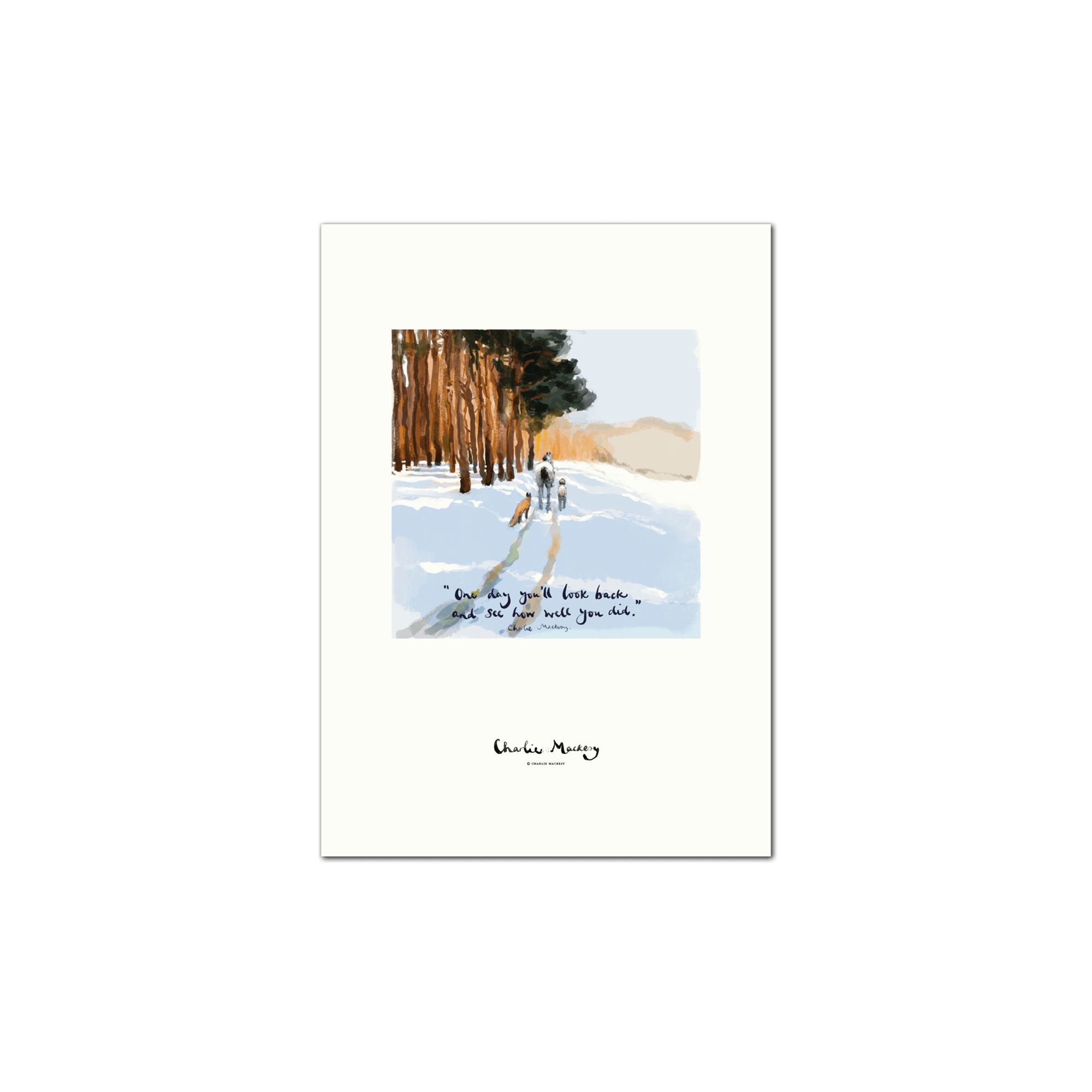 One day you'll look back – Charlie Mackesy