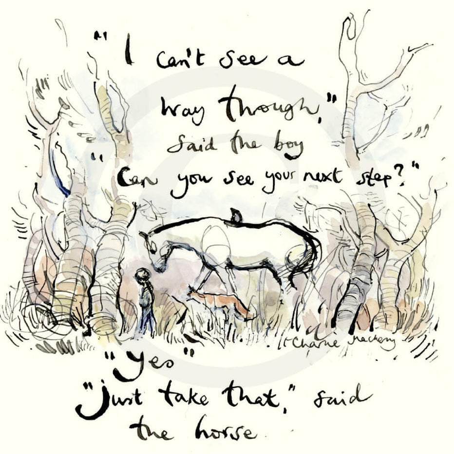 Your next step | Charlie Mackesy Fine Art Print